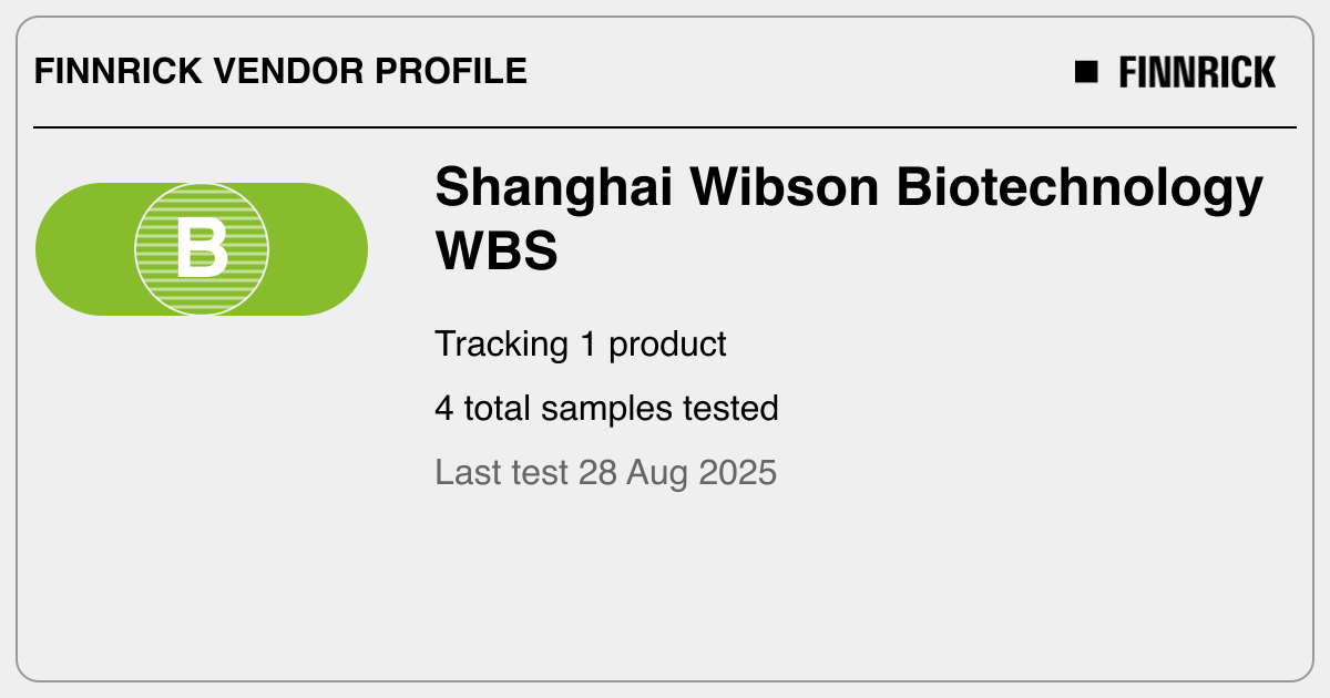 Shanghai Wibson Biotechnology WBS Safety Rating & Test Results ...